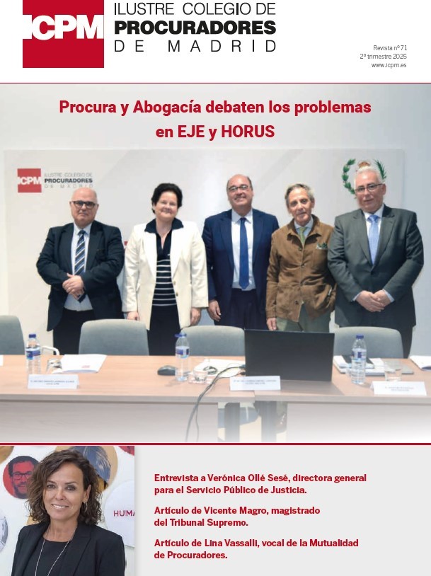 REVISTA ICPM: nuevo número de la Revista de los procuradores madrileños